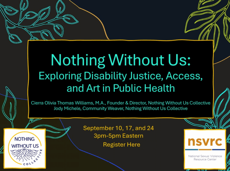 Nothing Without Us Collective - When Disabled people lead, communities ...